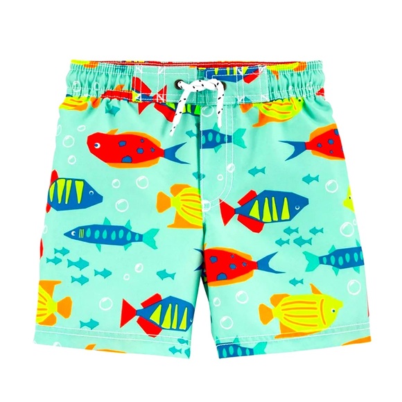 Carter's | Swim | Carter Oshkosh Baby Boy Fish Swim Trunks 2 Months ...